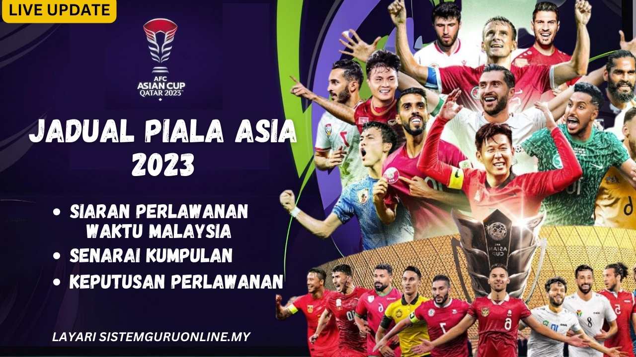 Jadual Piala Asia 2023/2024 Qatar Dan Siaran Perlawanan Waktu Malaysia