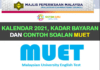 Soalan Persediaan MUET Dan Kalendar MUET 2021