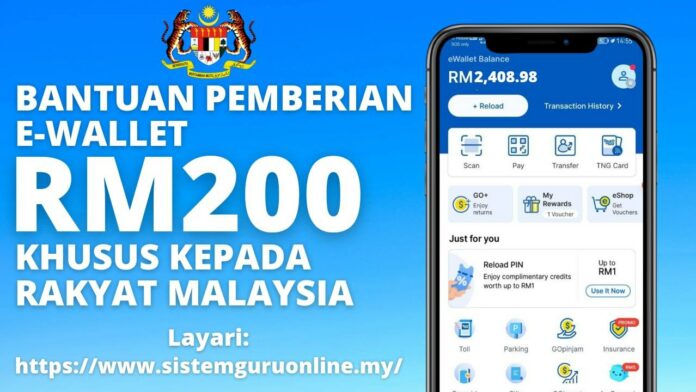 Terkini :Bantuan Pemberian E-Wallet RM200 | Khusus Kepada Rakyat Malaysia