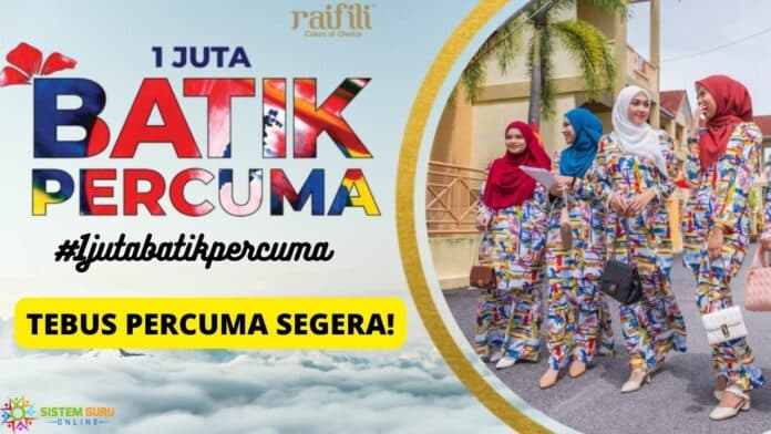 Permohonan 1 Juta Batik Percuma Daripada Kerajaan Malaysia. Cepat ...