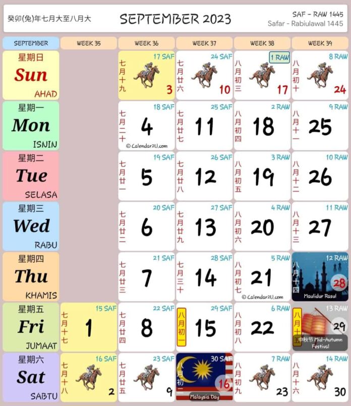 Kalendar 2023 Cuti Umum Cuti Sekolah Malaysia