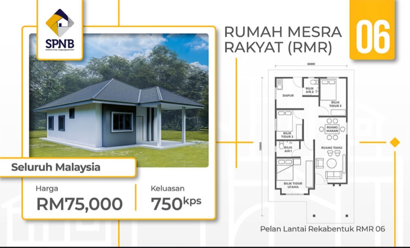 Mohon Bina Rumah Mesra Rakyat (RMR) Malaysia Madani Tahun 2023