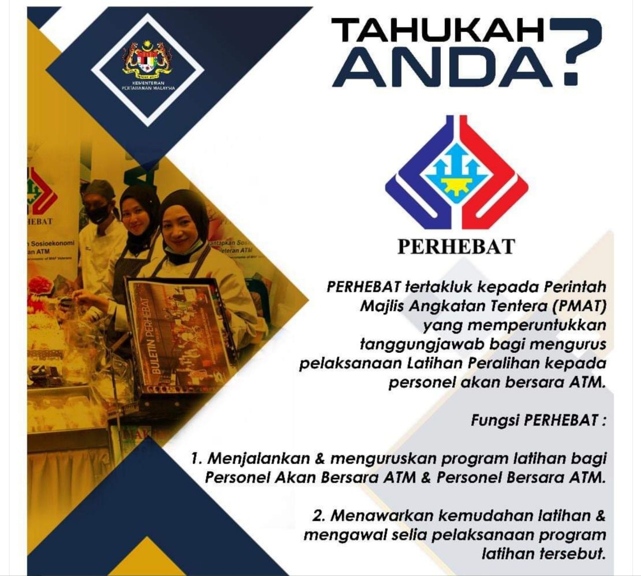 Permohonan Kerja PERHEBAT Bagi Ambilan Mac 2023