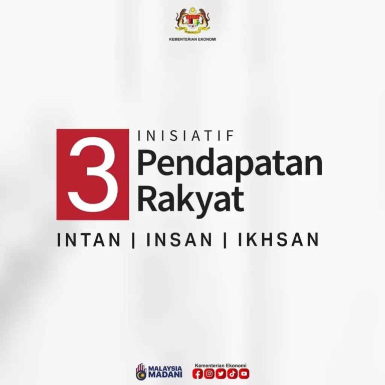 Inisiatif Pendapatan Rakyat (IPR) : Cara Permohonan & Semakan