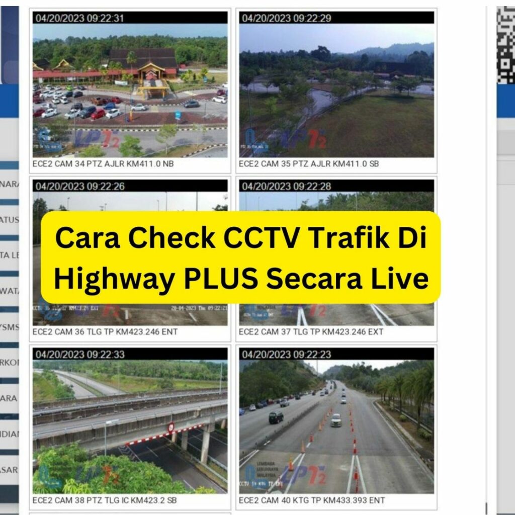 Free Cara Check CCTV Trafik Di Highway PLUS Secara Live