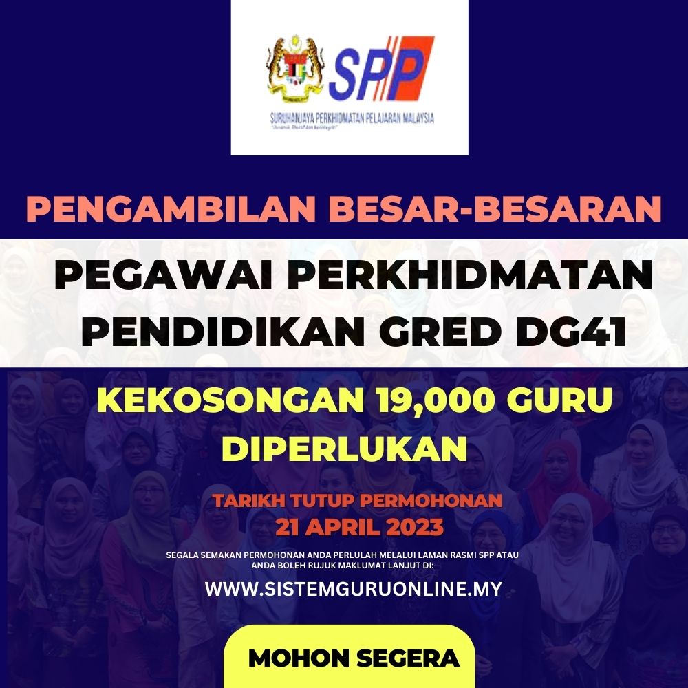 Permohonan Guru Secara Besar-Besaran | Kerajaan Umum 19,000 Kekosongan ...