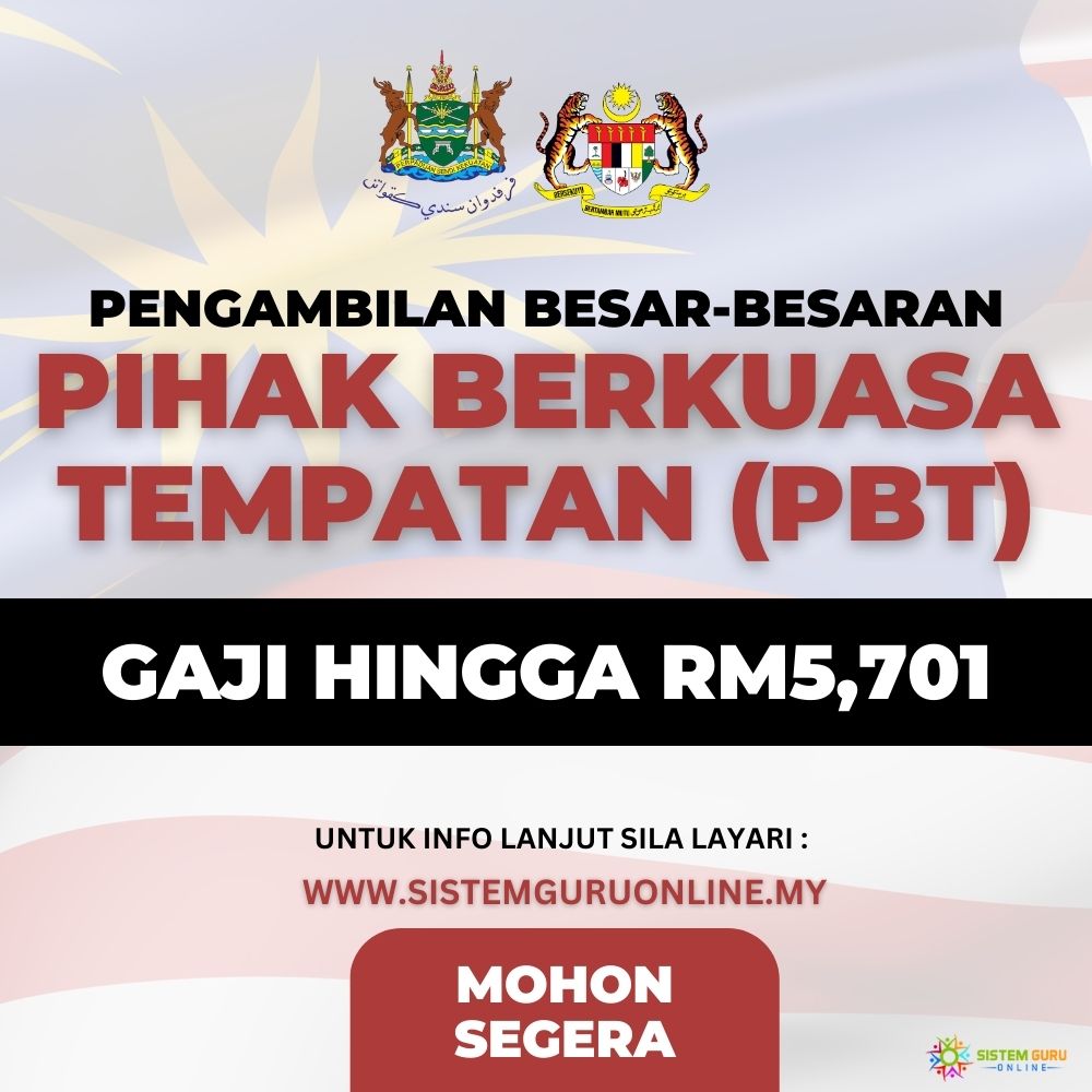 Jawatan Kosong Pihak Berkuasa Tempatan (PBT) Secara Besar-besaran