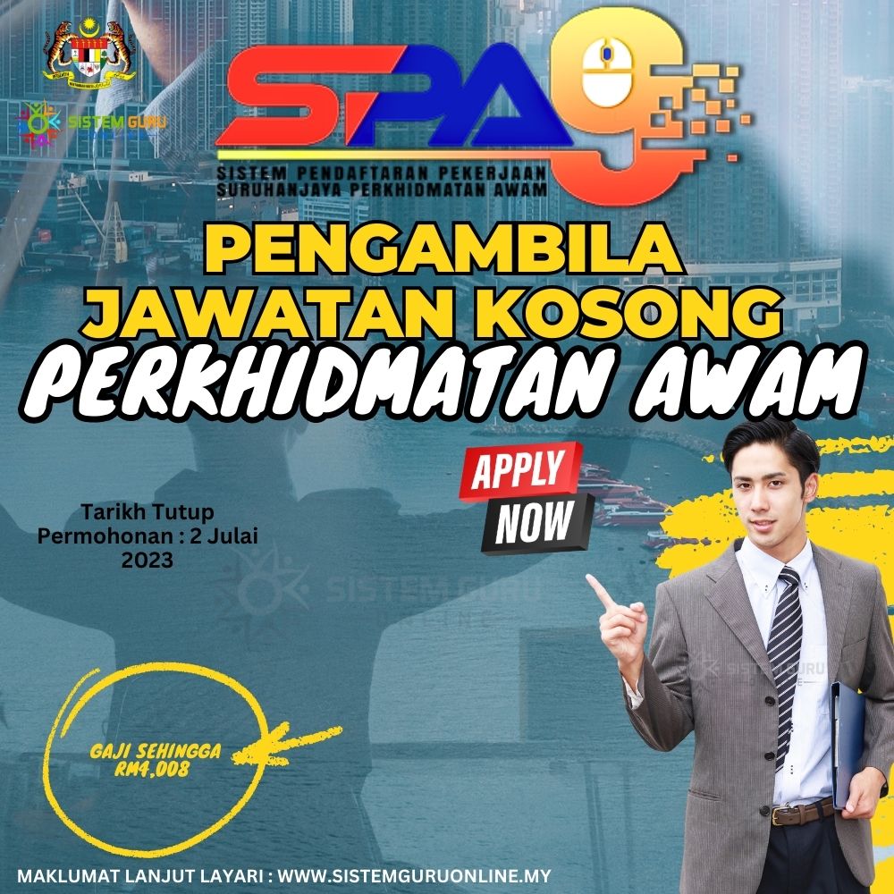 Official Jawatan Perkhidmatan Awam SPA9 Julai 2023
