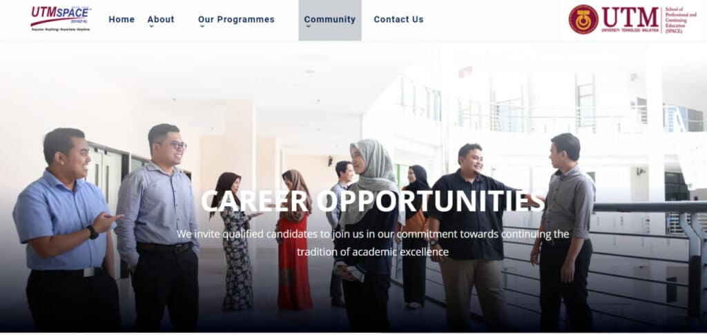 Posisi Kerja Dibuka Bawah UTMSPACE Bagi Ambilan Segera Bulan 8