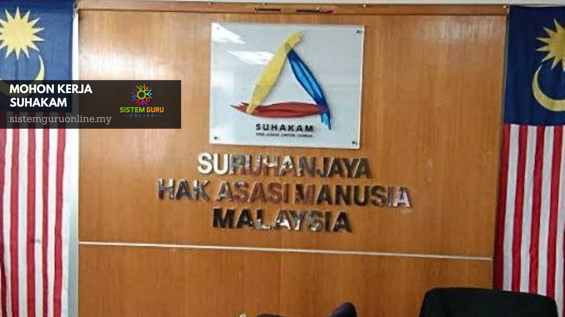 Kerja Kosong Di SUHAKAM Untuk Bulan September 2023