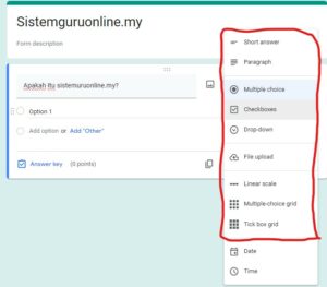 Cara Buat Google Form Kehadiran, Kuiz Dan Lain-lain Serta Cara Untuk ...