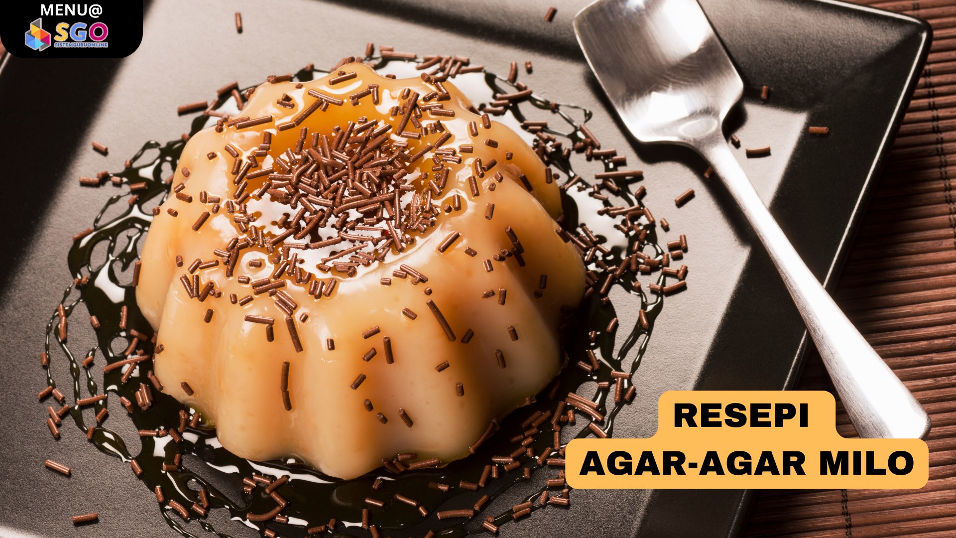 Resepi Agar-agar Milo Viral Simple Mudah & Sedap