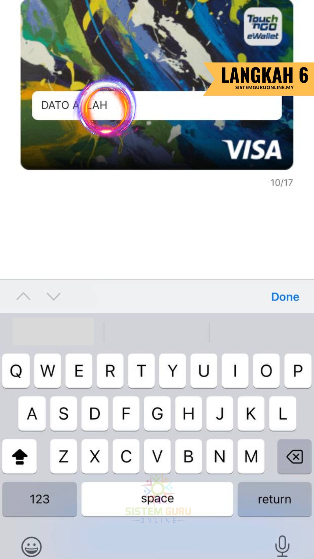 15 Langkah Untuk Dapatkan Kad Visa Debit Touch N Go (TNG) Dengan Title ...