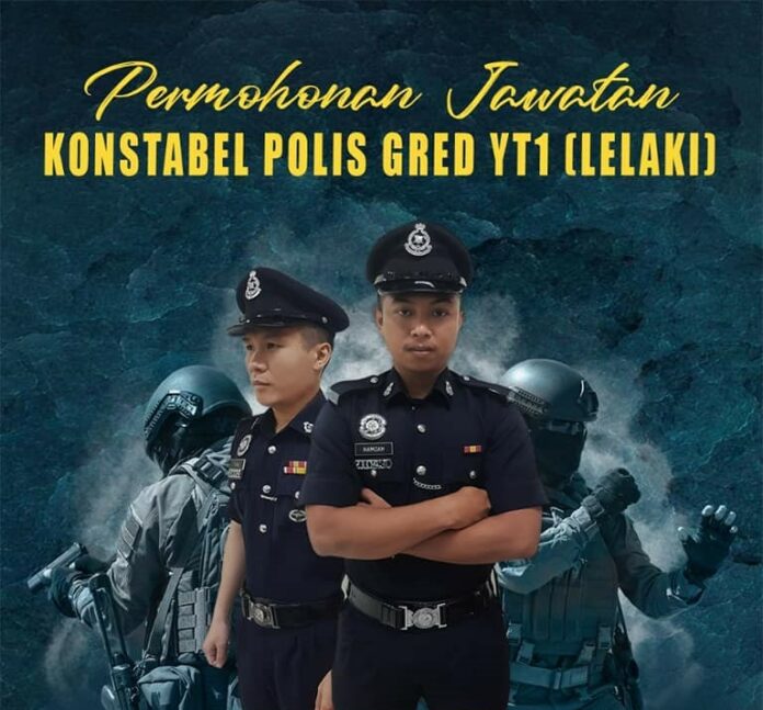 Pengambilan Konstable Polis Gred YT1 Bagi Kemasukan November
