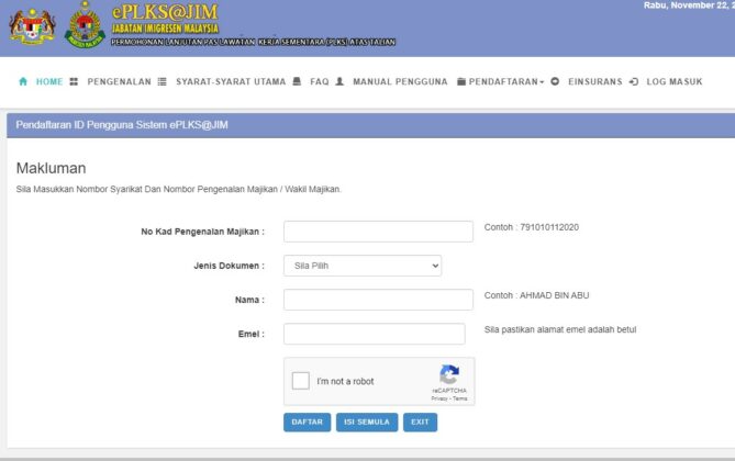 Login EPLKS : Panduan Daftar, Syarat Dan Permohonan Lanjutan PLKS ...