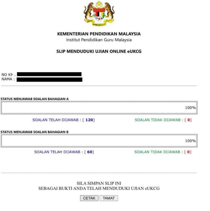 Login UKCG : Semakan Online, Permohonan Dan Soalan EUKCG Serta 3 Laluan ...