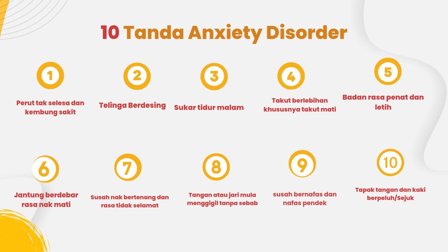 10 Tanda Anxiety Dan Cara Atasi Anxiety Secara Alami