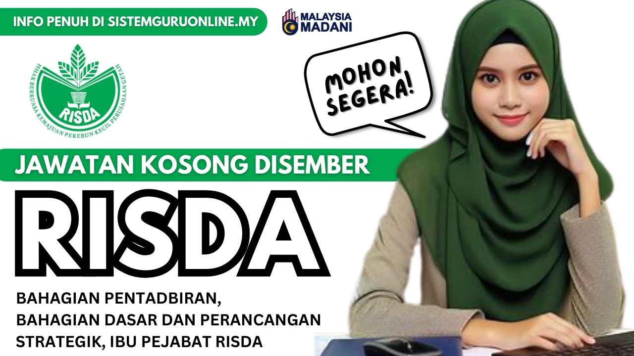 Jawatan Kosong RISDA Disember 2023