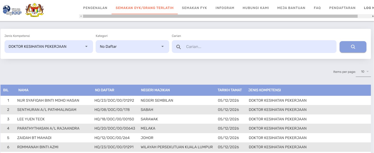 Login MyKKP : Daftar, Semakan OYK Dan FYK Serta Panduan Guna Sistem ...
