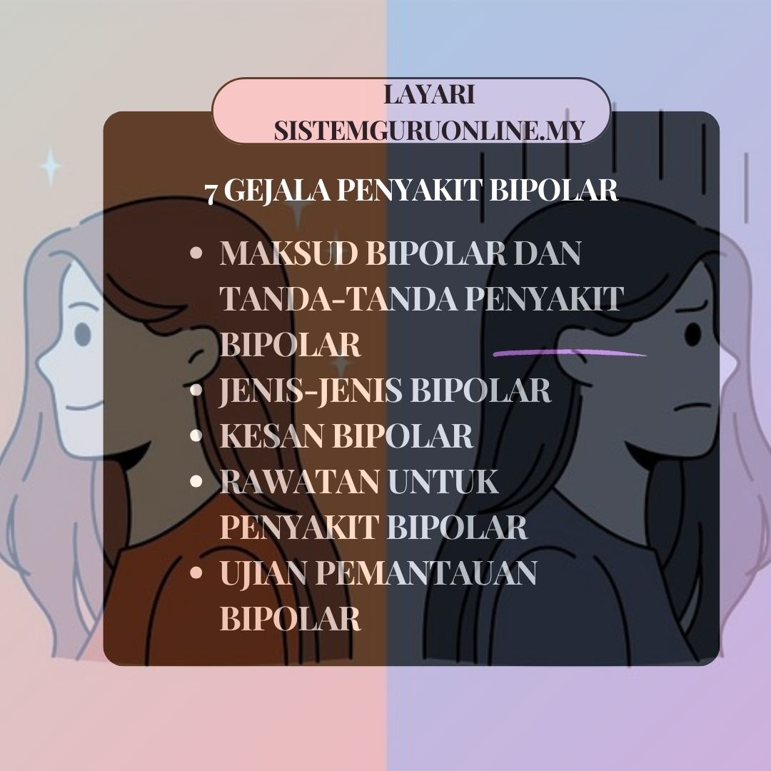 Simptom-simptom Penyakit Bipolar, Maksud Bipolar, Jenis-jenis Bipolar ...