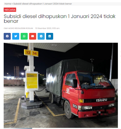 Mysubsidi Diesel Login Serta Cara Mohon Subsidi Diesel KPDNHEP