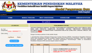 Permohonan Kenaikan Gred Secara Time Based Bagi Guru 2024 Melalui EPangkat