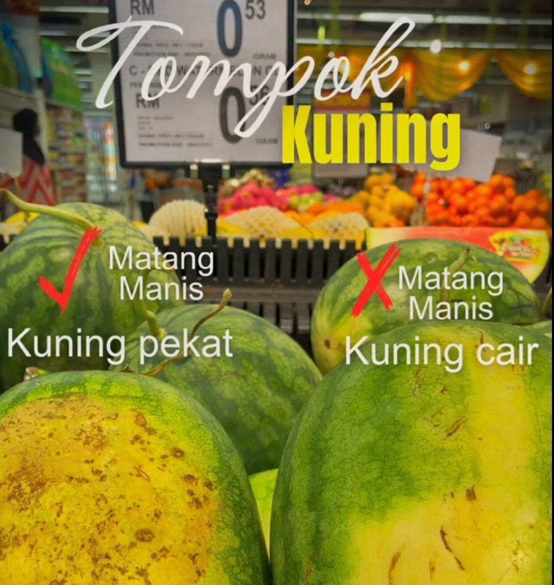 5 Khasiat Buah Tembikai Dan Cara Pilih Buah Tembikai Manis, Sila Ikuti ...