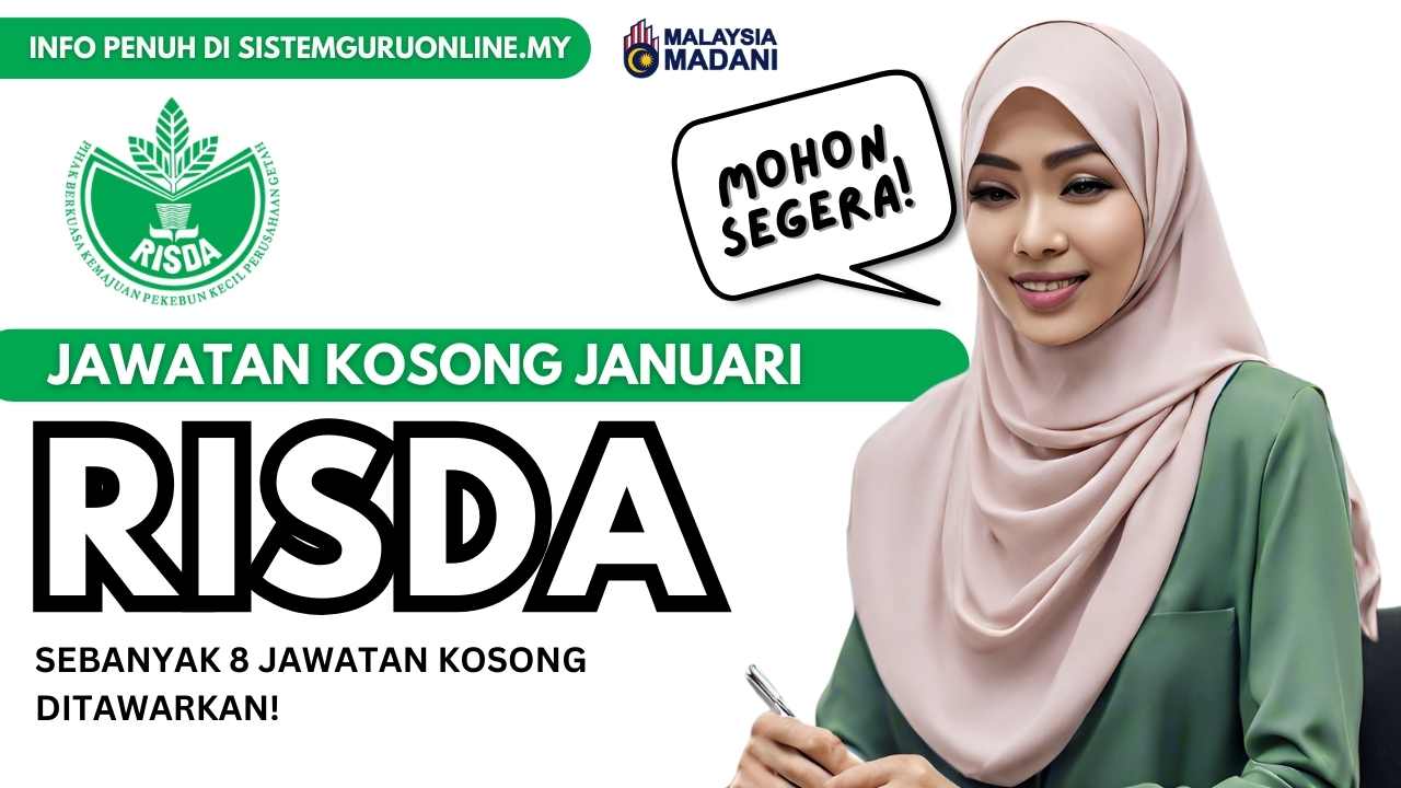 Jawatan Kosong RISDA Januari 2024