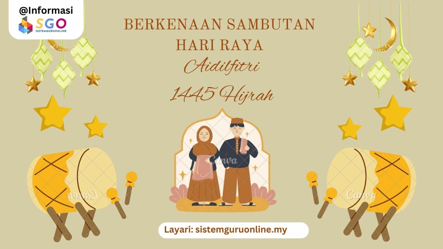 Tarikh Rasmi Hari Raya Aidilfitri 2024