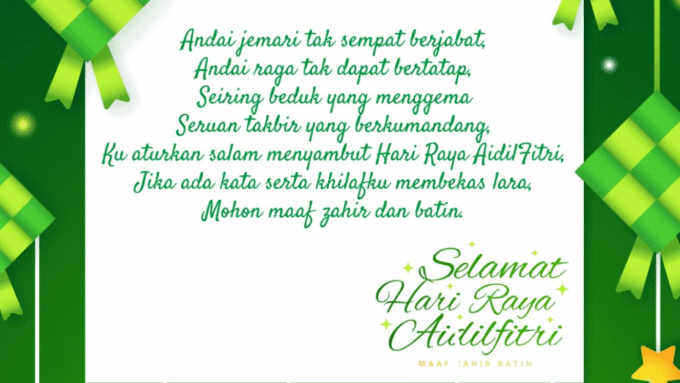 Tarikh Rasmi Hari Raya Aidilfitri 2024