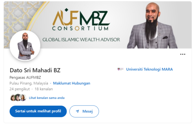 Biodata Dato Sri Mahadi BZ - Jutawan Dan Suami Heliza Helmi