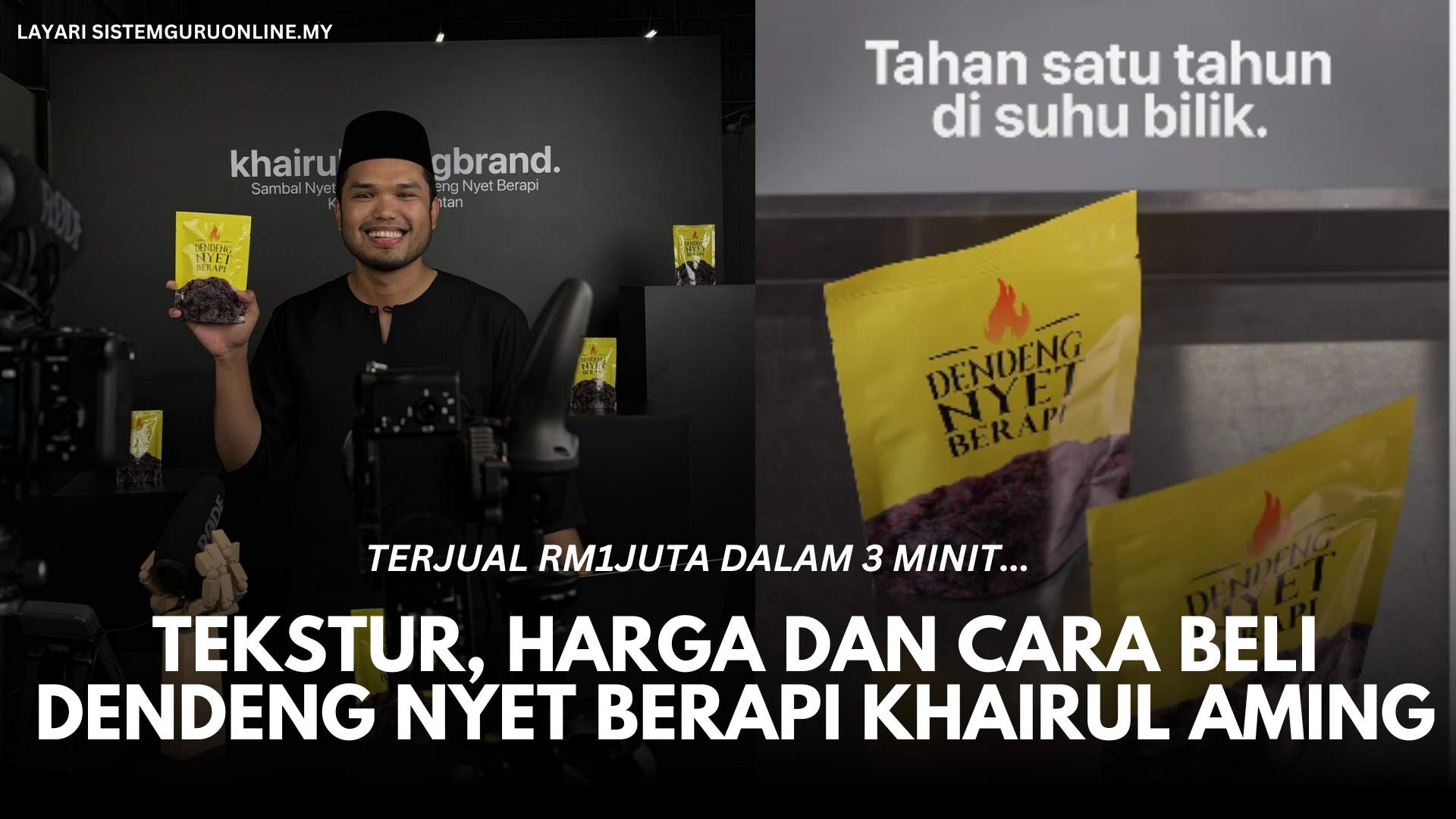 Biodata Khairul Aming - Influencer Dan Usahawan Kelantan Serta Pemilik Sambal Nyet Berapi