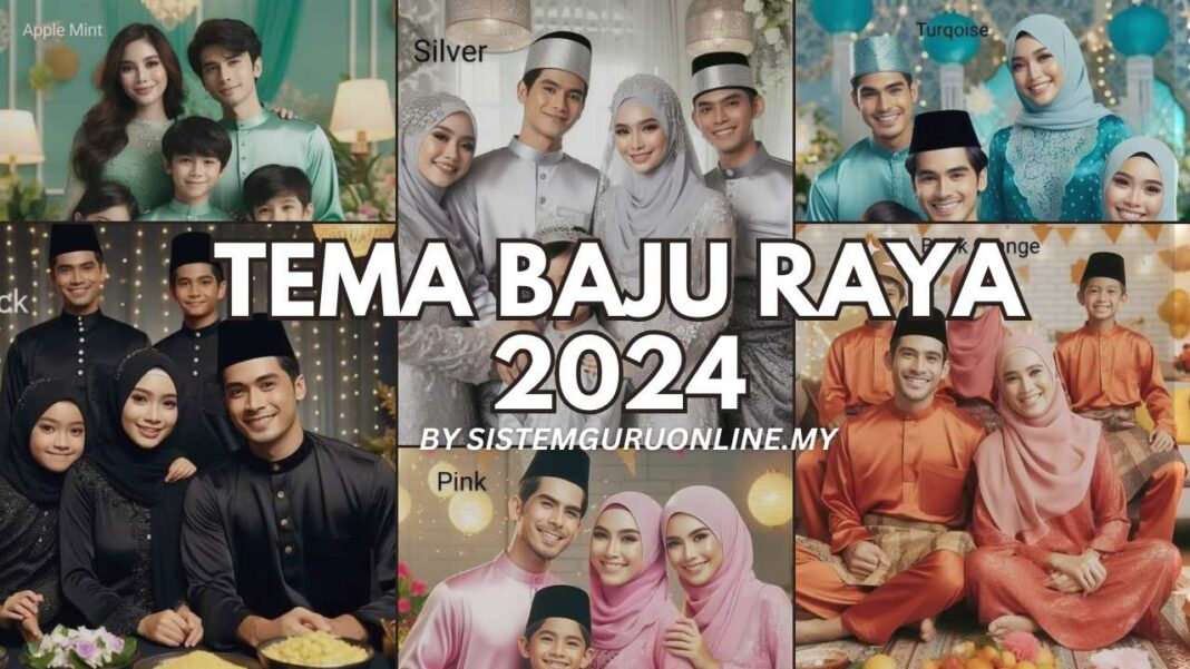 Senarai Warna Tema Baju Raya 2024