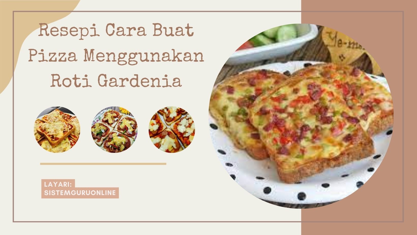 5 Resepi Cara Buat Pizza Menggunakan Roti Gardenia