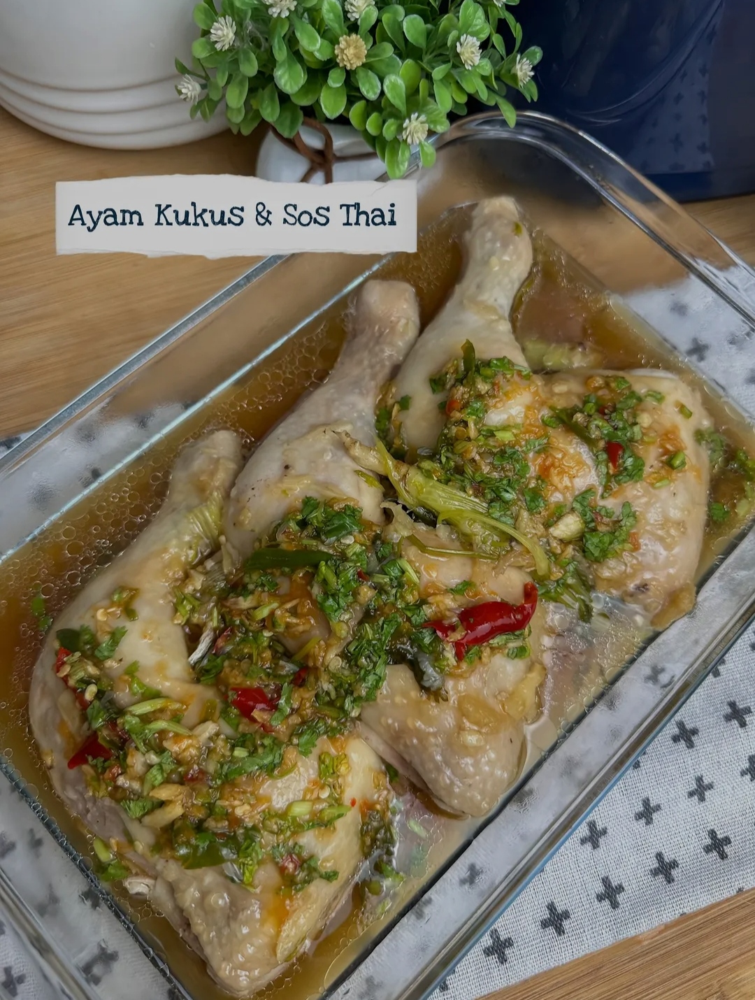 Himpunan Resepi Ayam Kukus Sos Thai, Sungguh Sedap Dan Memikat, Idea ...