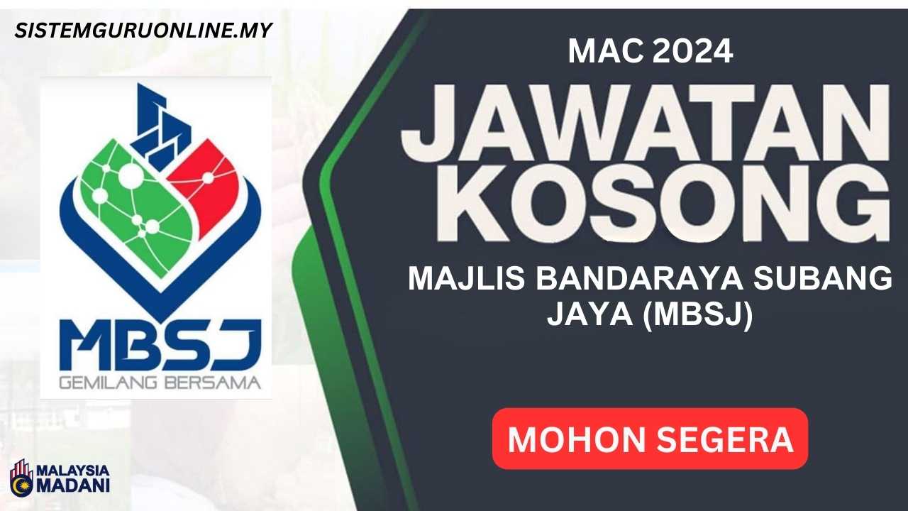Pengambilan Jawatan MBSJ Mac 2024