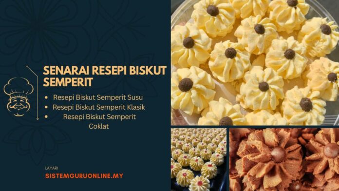 Himpunan Resepi Biskut Semperit Terkenal Pada Hari Raya