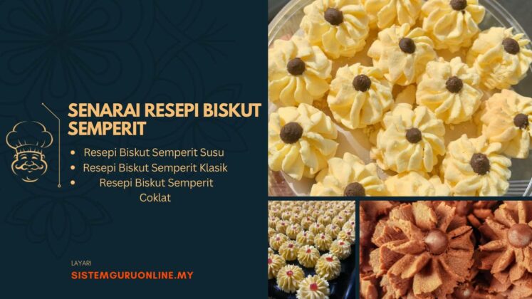 Himpunan Resepi Biskut Semperit Terkenal Pada Hari Raya