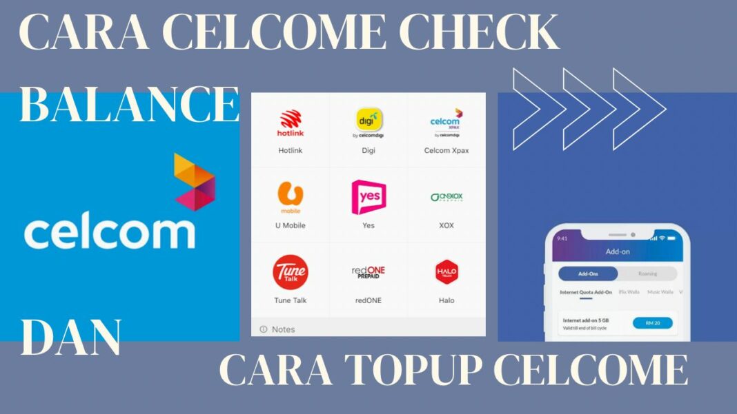 2 Cara Celcom Check Balance Dan Cara Topup Celcom
