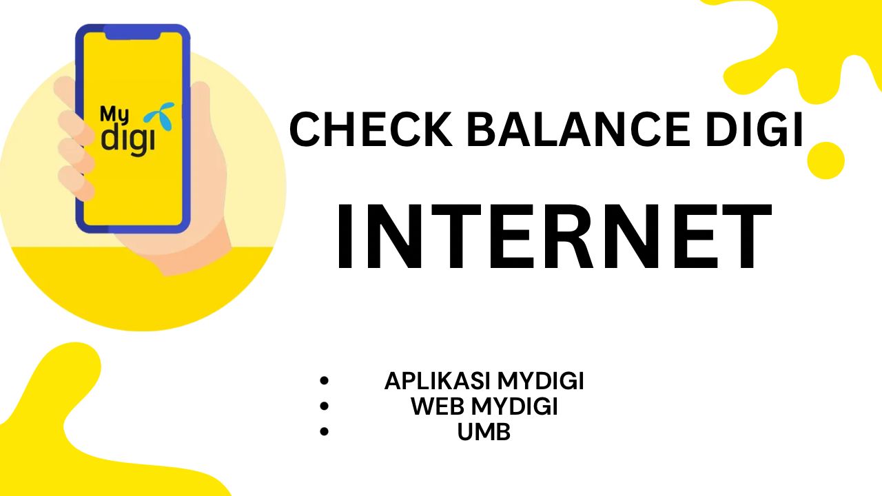 Cara Check Balance Digi Prepaid Dan Cara Check Balance Internet Digi