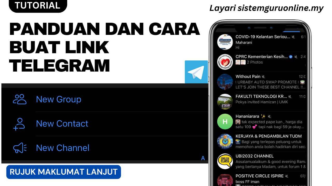 Panduan Dan Cara Buat Link Telegram