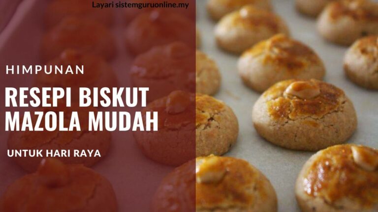 Himpunan Resepi Biskut Mazola Mudah Untuk Hari Raya