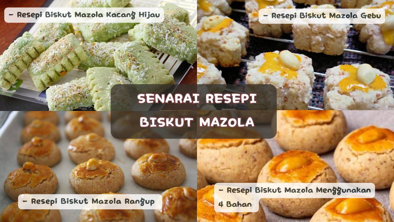 Himpunan Resepi Biskut Mazola Mudah Untuk Hari Raya