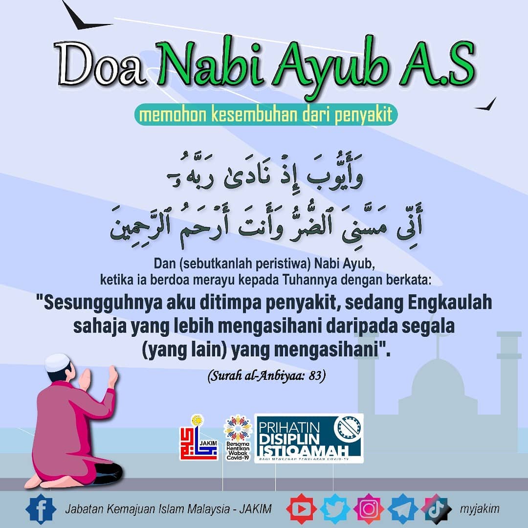5 Bacaan Doa Sembuhkan Penyakit Dan Selawat Syifa'