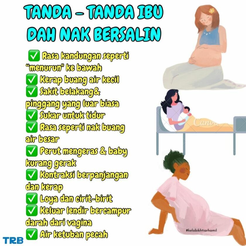 9 Tanda-tanda Bersalin Dan Doa Untuk Mudah Bersalin