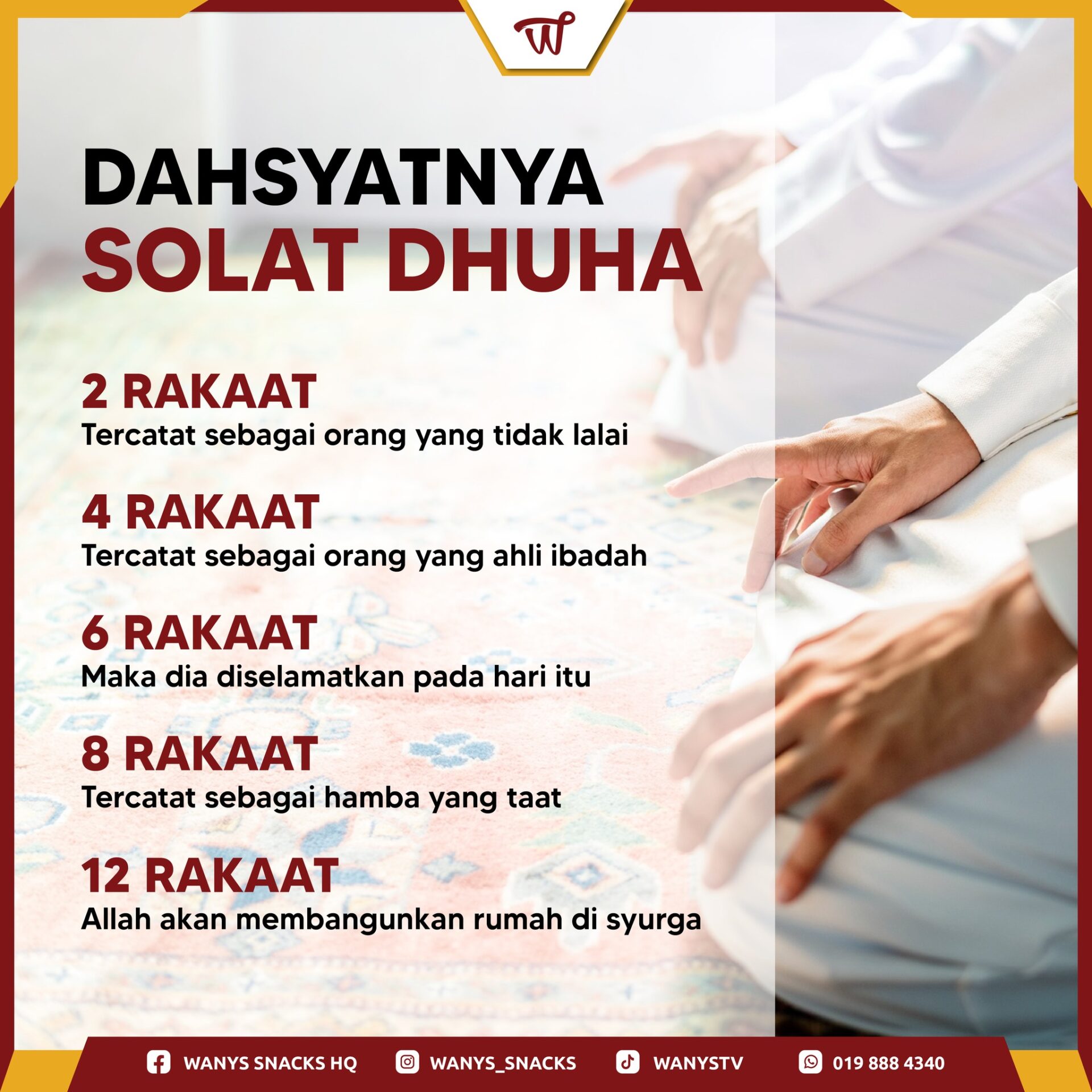 Panduan Dan Cara Solat Dhuha 4 Rakaat Dan 1 Salam Serta Kelebihannya