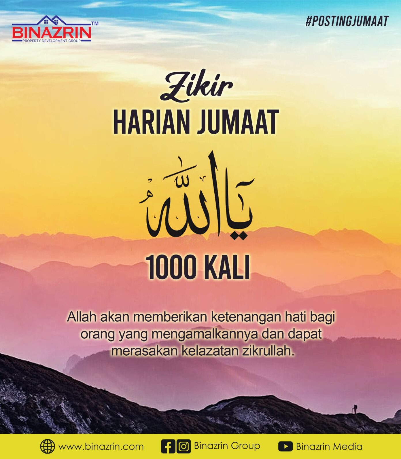 Lafaz Zikir Hari Jumaat Dan Selawat Nabi Serta Fadhilatnya