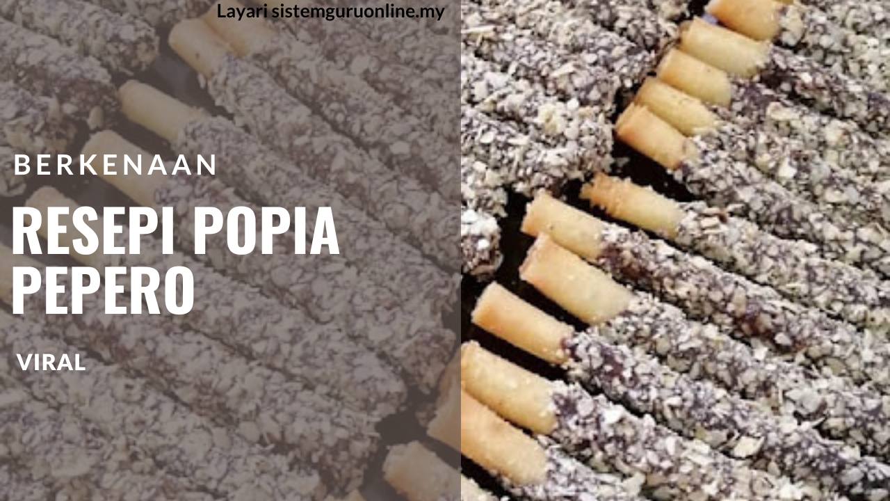 3 Resepi Popia Pepero Viral 3 Bahan Mudah