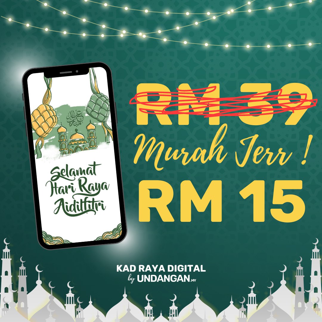 Cara Buat Kad Raya Digital Guna Handphone