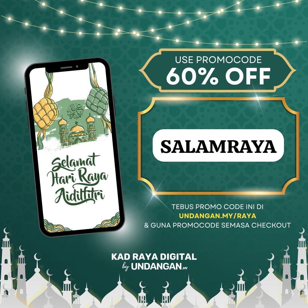 Cara Buat Kad Raya Digital Guna Handphone